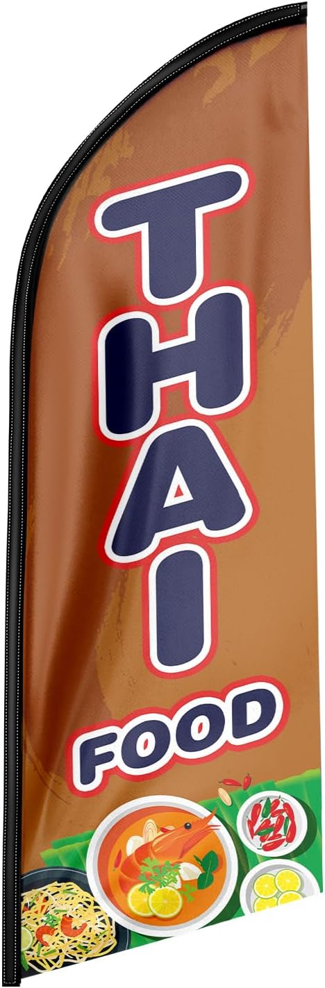 Thai Food Flag-8ft Thai Food Feather Flag! – FSFlag