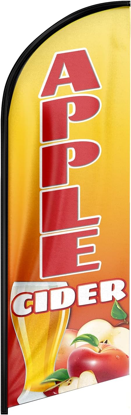 Apple Cider Sign-8ft Apple Cider Feather Flag – FSFlag