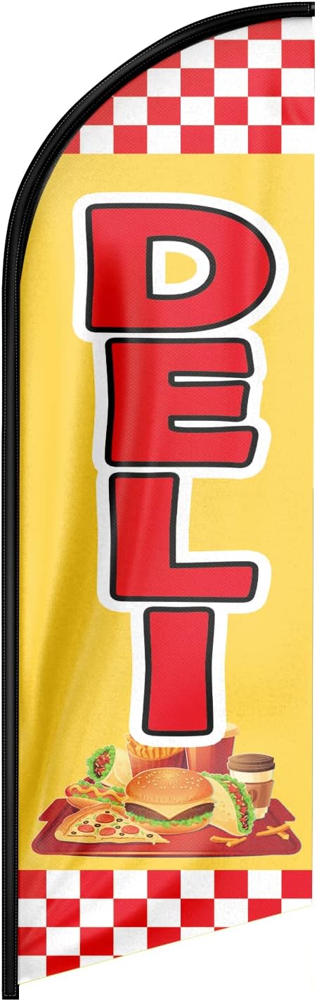 Deli Sign-8ft Deli Feather Flag! – FSFlag