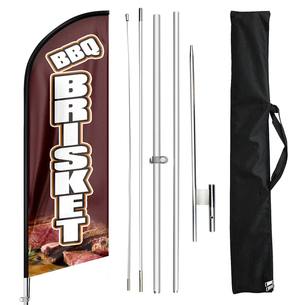 BBQ Flags-FSFLAG BBQ Brisket Swooper Flag Pole Kit - FSFlag